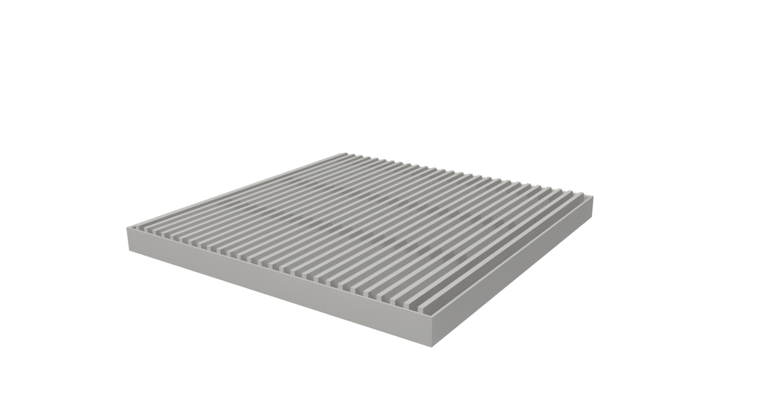 Galv 24” x 24” Grate Lid - U-Drain