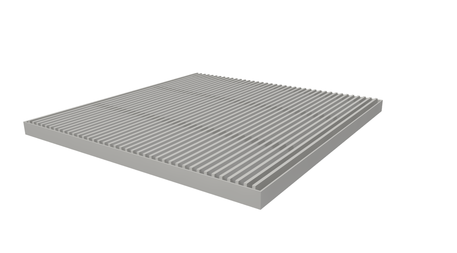 Galv 36” x 36” Grate Lid - U-Drain